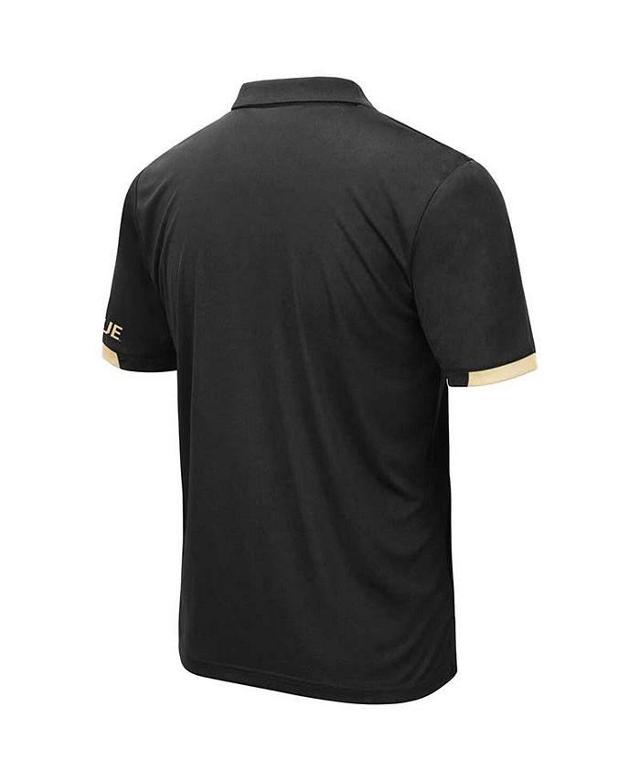 Colosseum Men's Black Purdue Boilermakers Big and Tall Santry Polo ...