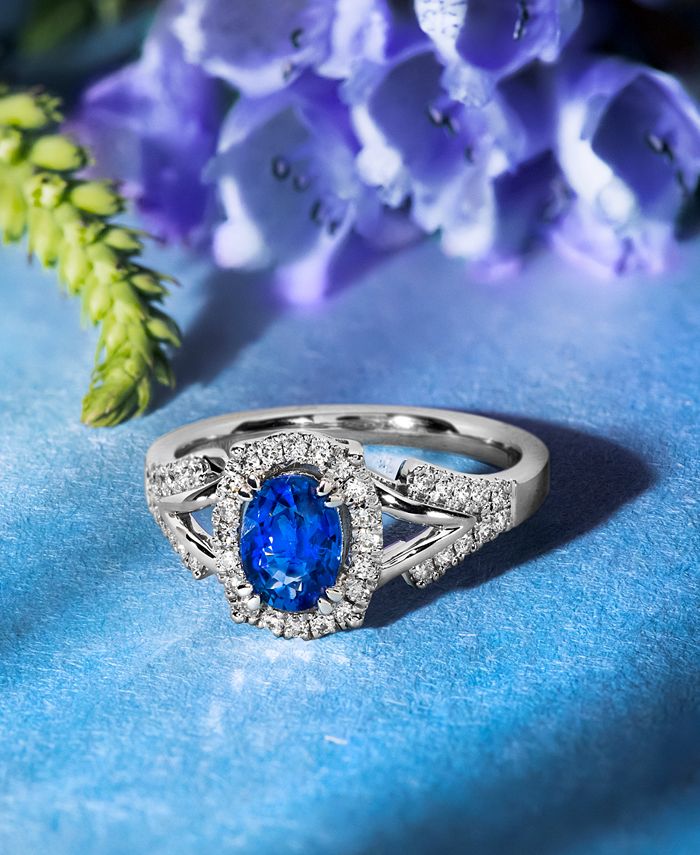 Le Vian Couture® Blueberry Sapphire (3/4 ct. t.w.) & Vanilla Diamond (1 ...