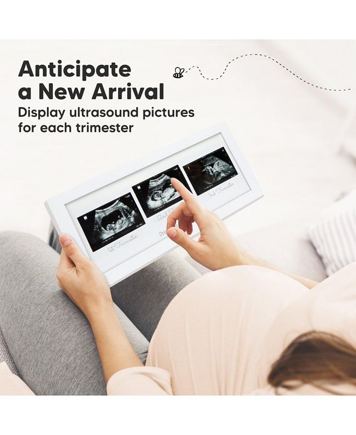 KeaBabies Sonogram Picture Frame - Trio Ultrasound Picture Frames For ...