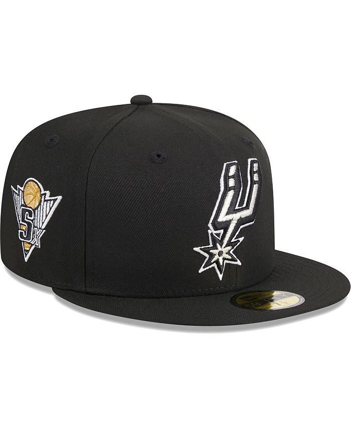 New Era Men's Black San Antonio Spurs 5-Time Champions Commemorative ...
