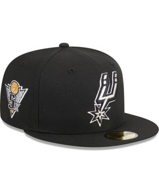 Men's New Era Black San Antonio Spurs 5-Time Champions Commemorative ...