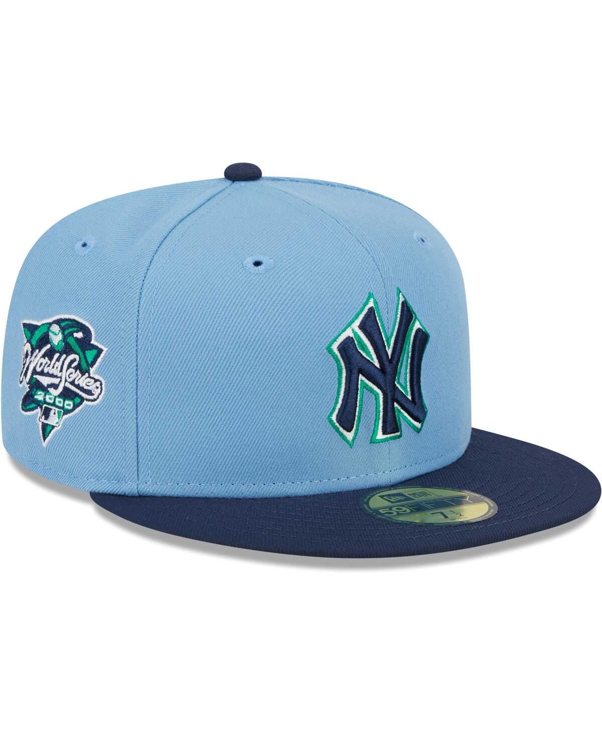 New Era Mens Light Blue Navy New York Yankees Green Undervisor