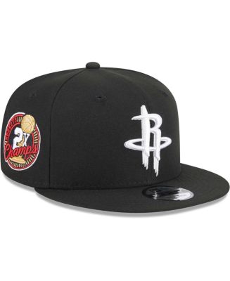 Men's New Era Black Houston Rockets 2-Time Champions Commemorative Side ...