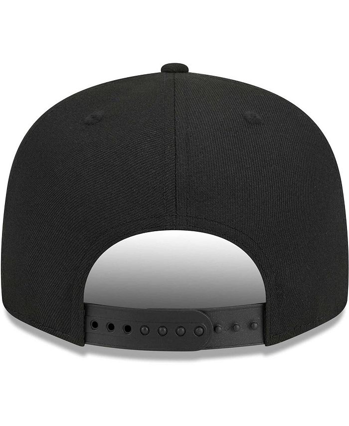 New Era Men's Black Las Vegas Raiders Goth Side Script 9FIFTY Snapback ...