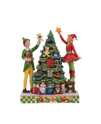 Jim Shore Elf Figurine Buddy Elf and Jovie Elf - Macy's