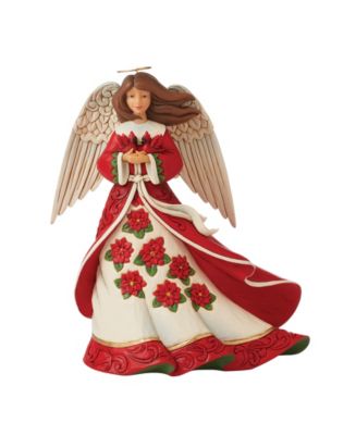 Jim Shore Red Christmas Angel Figurine - Macy's