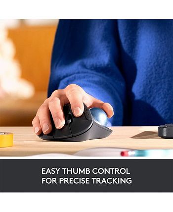 Logitech M575 Wireless Trackball Mouse - Graphite - Macy's