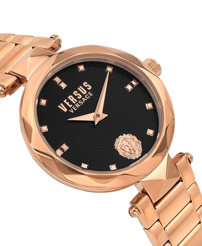 Versus Versace Women's Two-Hand Quartz Covent Garden Rose Gold-Tone ...