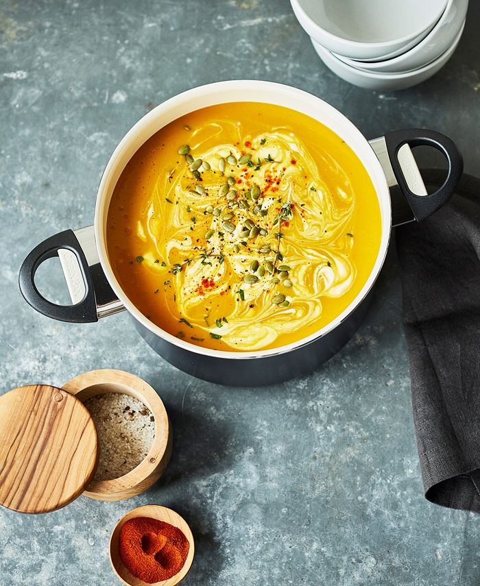 GreenPan Rio Ceramic Nonstick Cookware Set, 16 Piece - Macy's