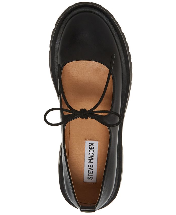Steve Madden Women's Landon Platform Lug Sole Oxford Loafers - Macy's