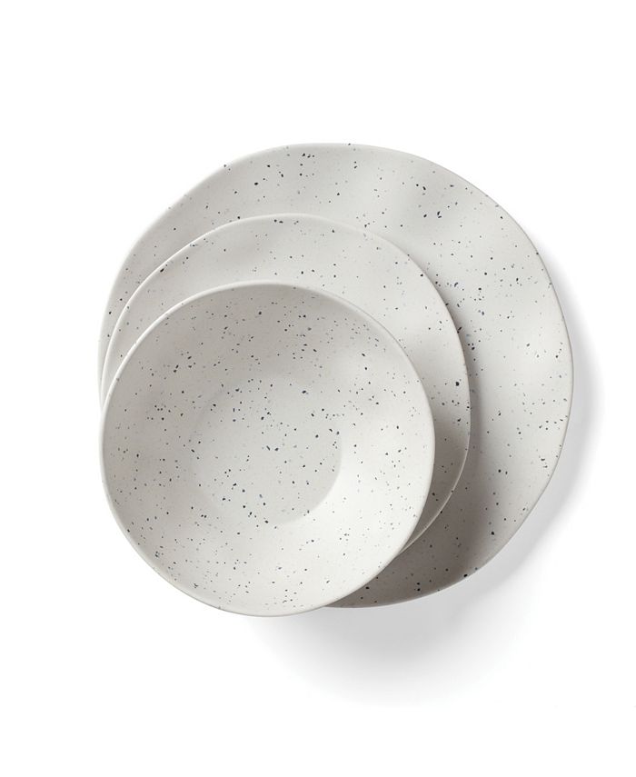 Oneida Terrazzo Melamine 12 Piece Dinnerware Set, Service for 4 - Macy's