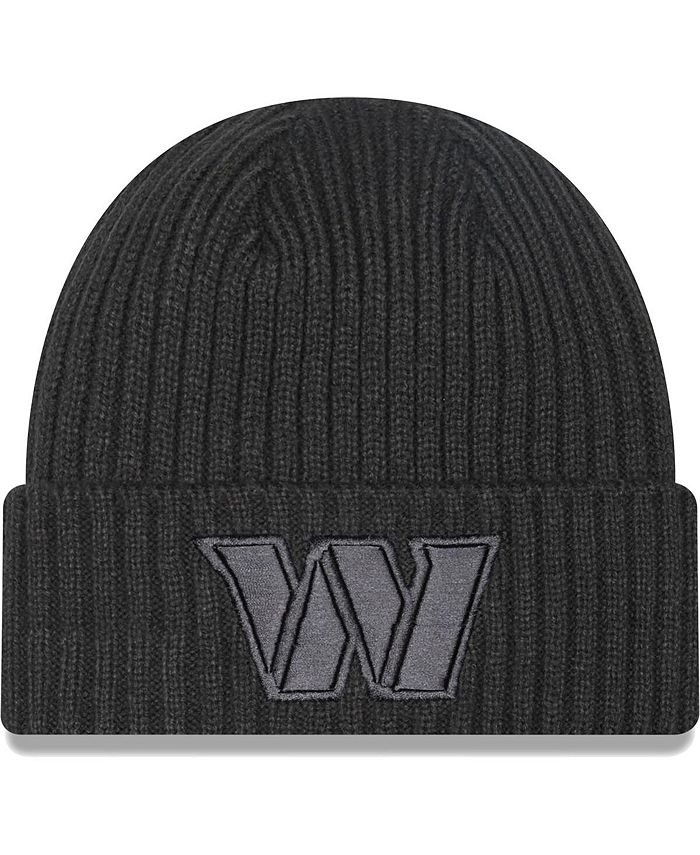 New Era Men's Graphite Washington Commanders Core Classic Tonal Cuffed ...