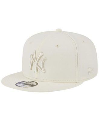 Men's New Era Cream New York Yankees Spring Color Basic 9FIFTY Snapback ...