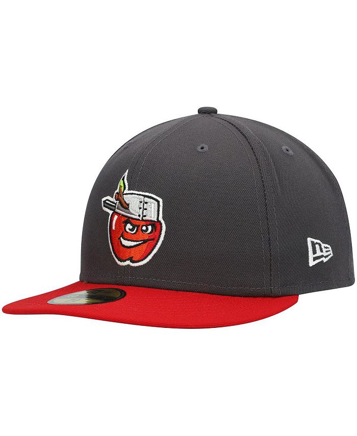 New Era Men's Gray Fort Wayne TinCaps Authentic Collection Road 59FIFTY ...