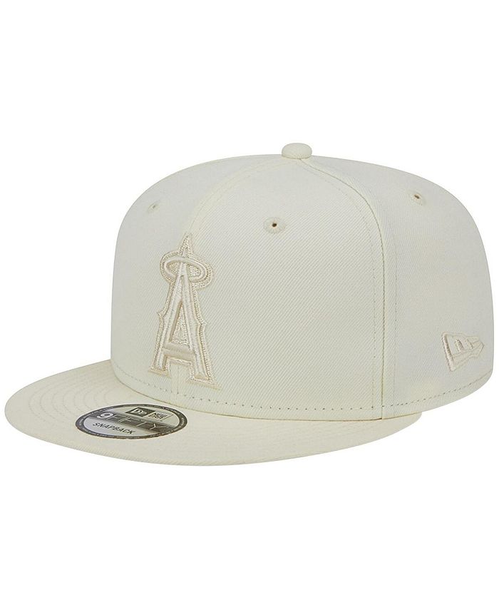 New Era Men's Cream Los Angeles Angels Spring Color Basic 9FIFTY ...