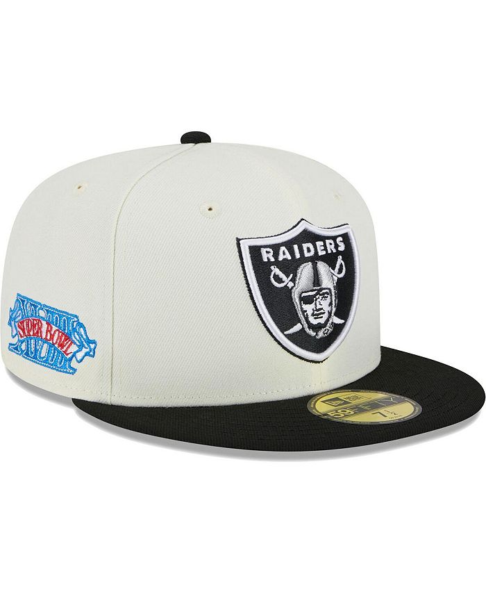 New Era Men's Cream Las Vegas Raiders Retro 59FIFTY Fitted Hat - Macy's