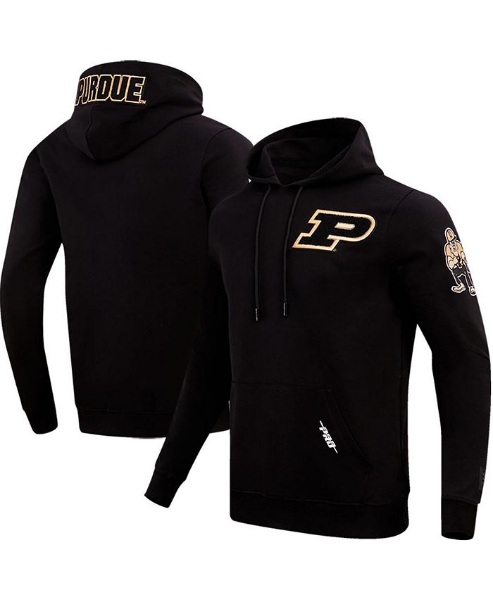 Pro Standard Men's Black Purdue Boilermakers Classic Pullover Hoodie ...