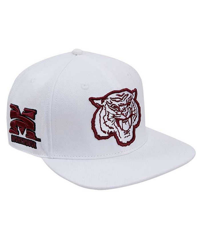 Pro Standard Men's White Morehouse Maroon Tigers Mascot Evergreen Wool ...