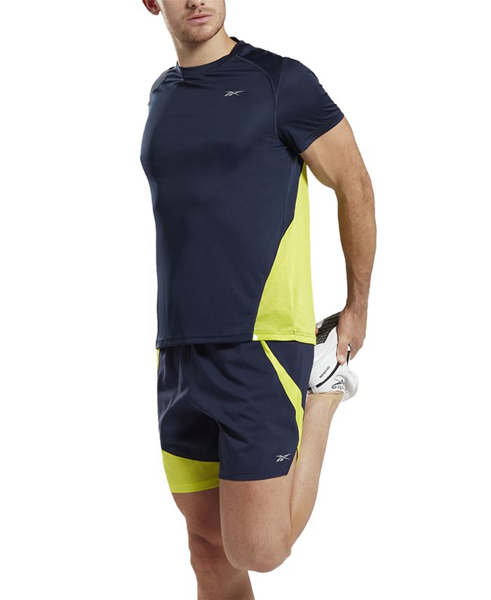 Reebok Men's Running Speedwick Reflective T-Shirt - Macy's