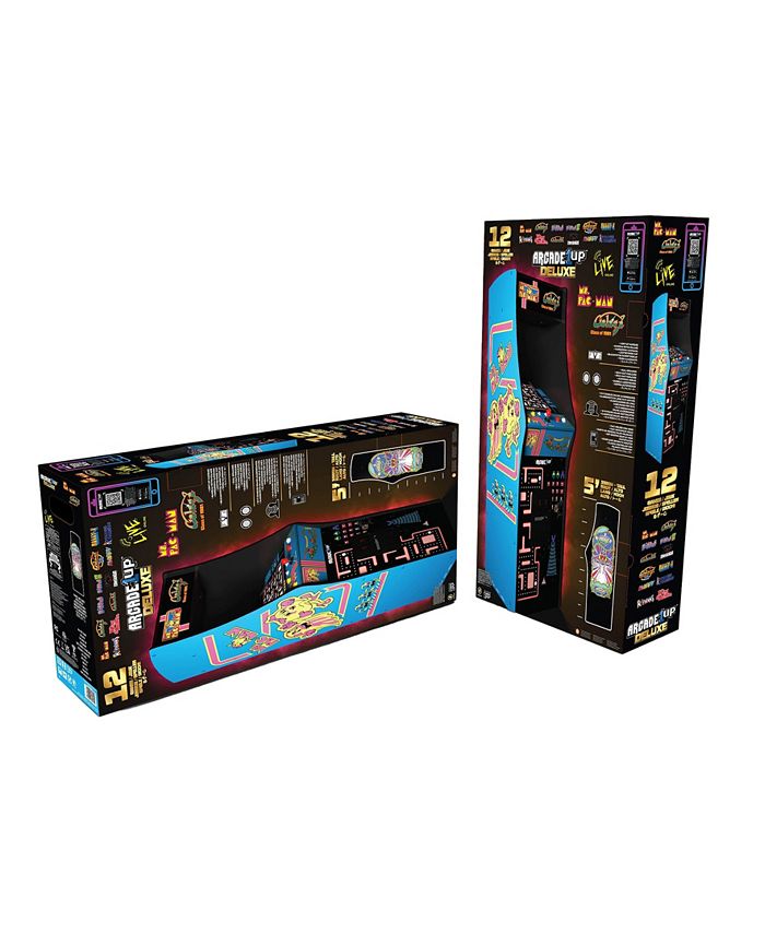 Arcade 1UP Ms. Pac-Man, Galaga 1981 Delux Edition Video Game - Macy's