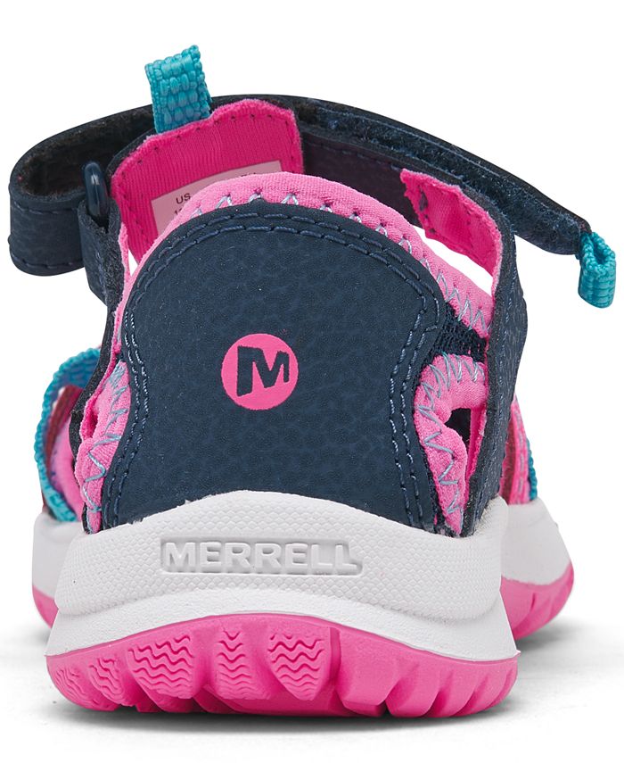 Merrell Little Girls Dragonfly Stay-Put Sandals from Finish Line - Macy's