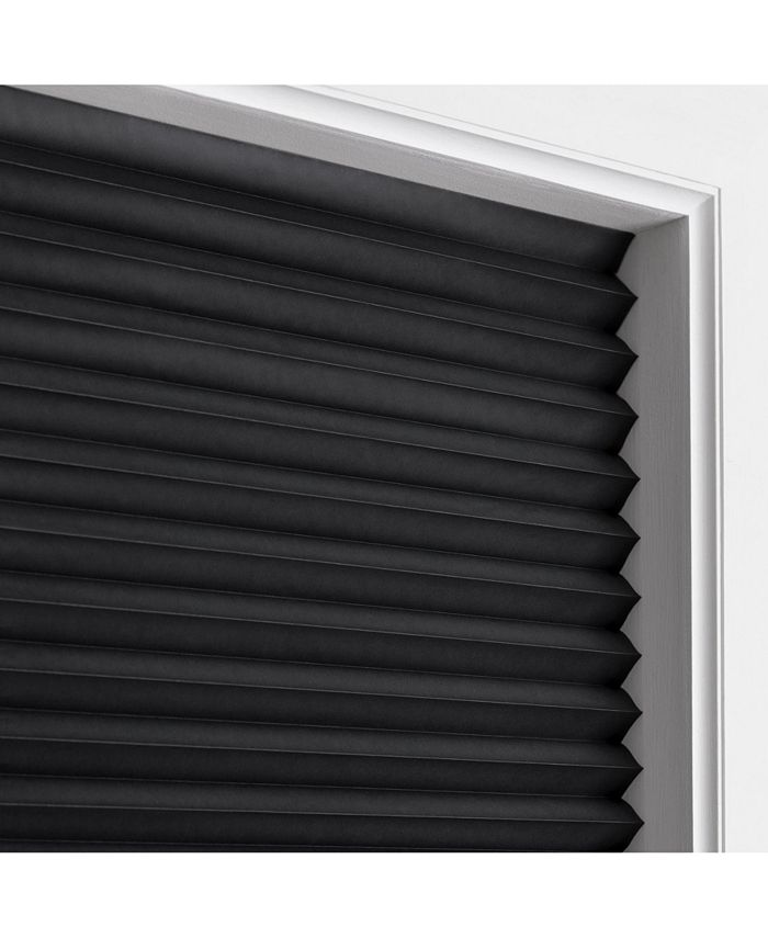 Eclipse Blackout Paper Pleated Cut-to-Width Shade Set of 4, 36" x 72 ...