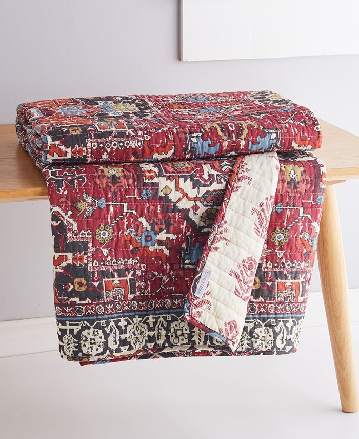 Levtex Khotan Reversible Quilted Throw, 50" x 60" - Macy's