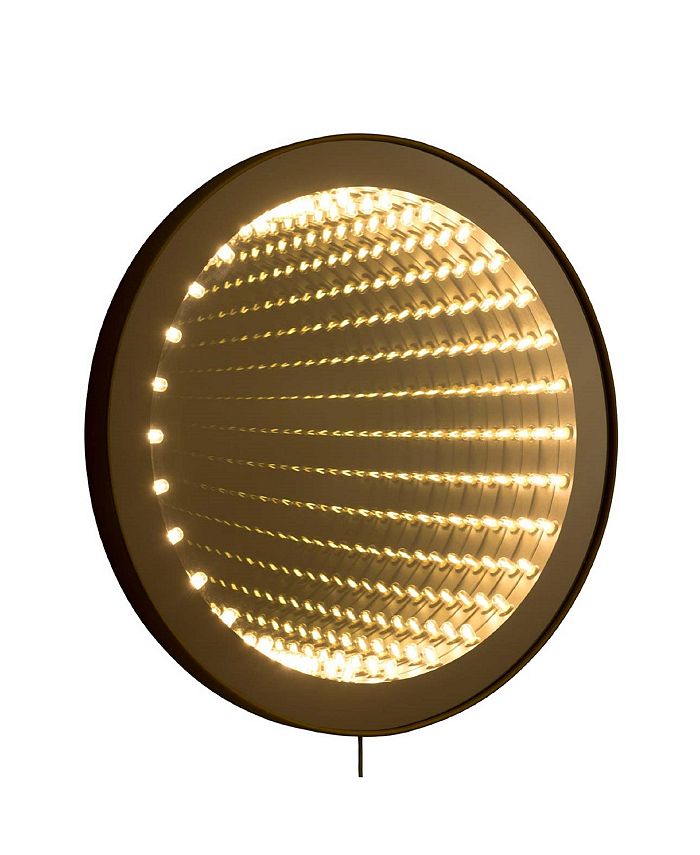 Nova Lighting Nova of California 36" Polishes Chrome Carnival Round LED ...