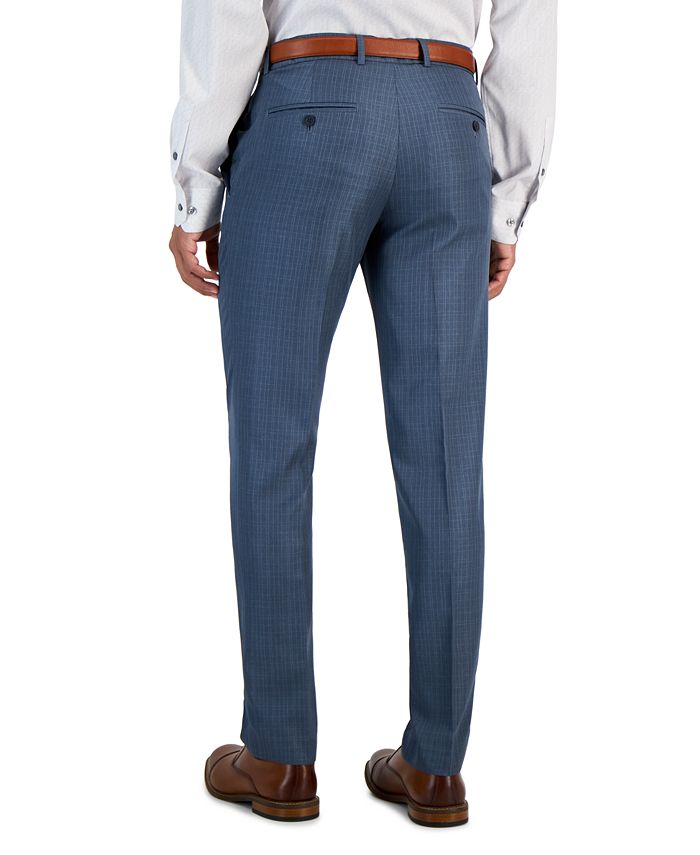 Perry Ellis Portfolio Men's Slim-Fit Twill Pants - Macy's