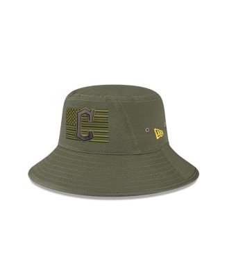 Men's New Era Green Cleveland Guardians 2023 Armed Forces Day Bucket ...