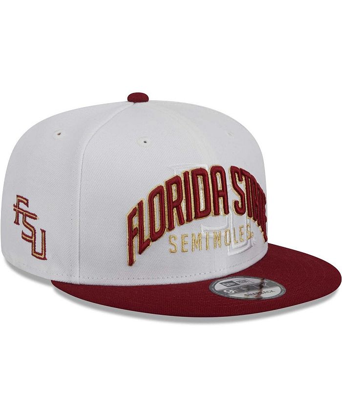 New Era Men's White, Garnet Florida State Seminoles Two-Tone Layer ...