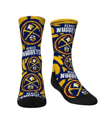 Youth Boys and Girls Rock 'Em Socks Denver Nuggets Allover Logo and ...