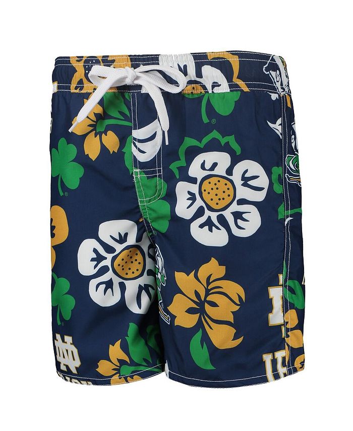 Wes & Willy Big Boys and Girls Navy Notre Dame Fighting Irish Floral ...