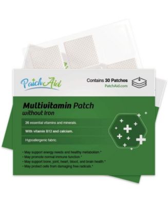 MultiVitamin Plus Topical Patch without Iron by PatchAid (30-Day Supply) - Macy's