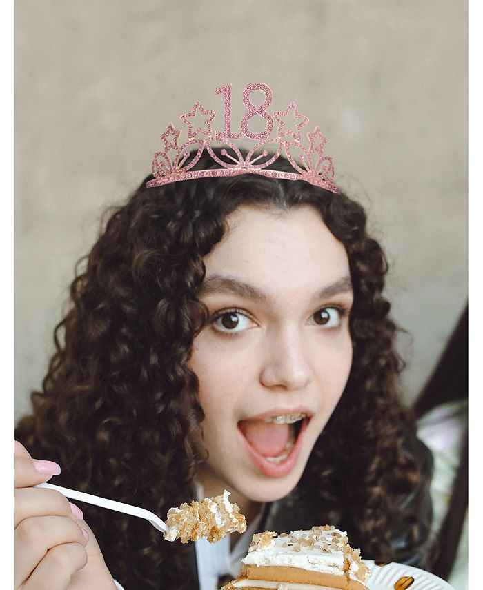 Meant2tobe 18th Birthday Sash and Tiara for Women - Fabulous Set ...