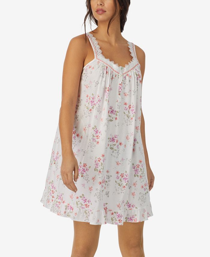 Aria Women's Sleeveless Short Chemise - Macy's