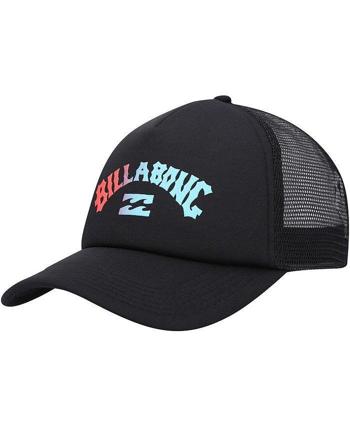 Billabong Men's Black Podium Foam Front Trucker Logo Snapback Hat - Macy's