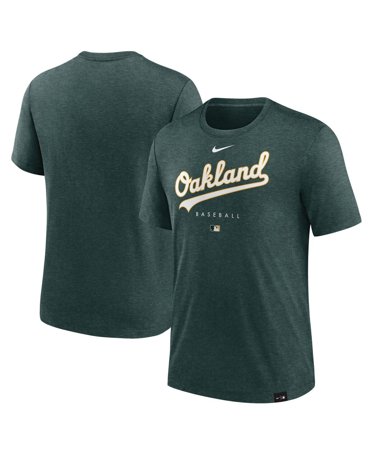 Click here for Mens Nike Heather Green Oakland Athletics Authenti... prices