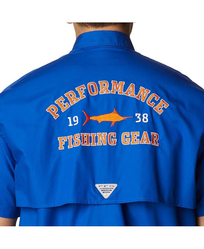 Columbia Men's Royal Florida Gators Bonehead Button-Up Shirt - Macy's