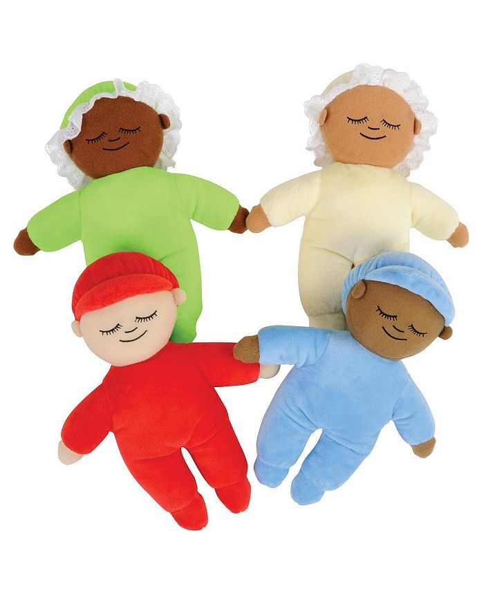 Kaplan Early Learning Sweet Kaplan Kuddle Dolls - Set of 4 - Macy's