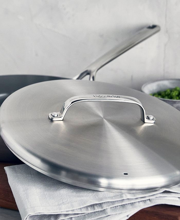 GreenPan GP5 Stainless Steel Healthy Ceramic Nonstick Covered 12" Fry ...