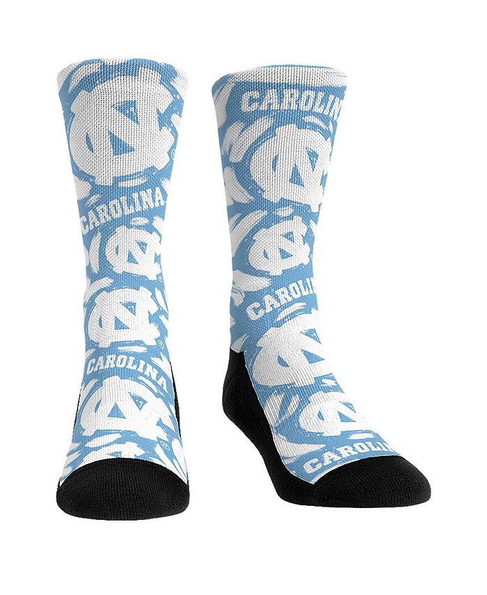 Rock 'Em Men's and Women's Socks North Carolina Tar Heels Allover Logo ...