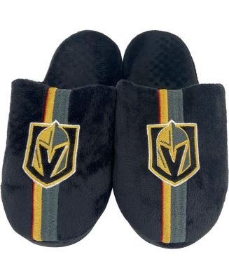 FOCO Youth Boys and Girls Vegas Golden Knights Team Stripe Slippers ...