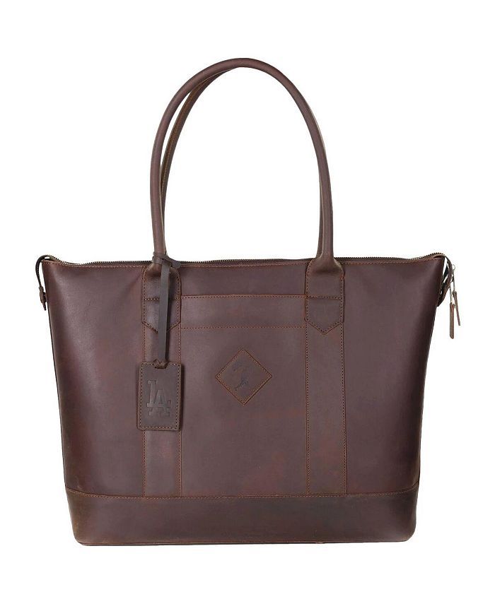 Baseballism Women's Los Angeles Dodgers Cathy Glove Leather Tote - Macy's