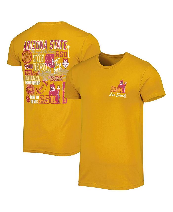 Image One Men's Gold Arizona State Sun Devils Vintage-Like Through the ...