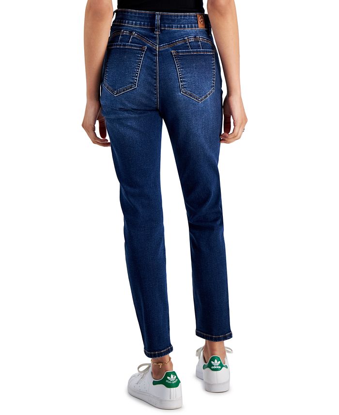 Gogo Jeans Juniors' High-Waist Basic Curvy Skinny Jeans - Macy's