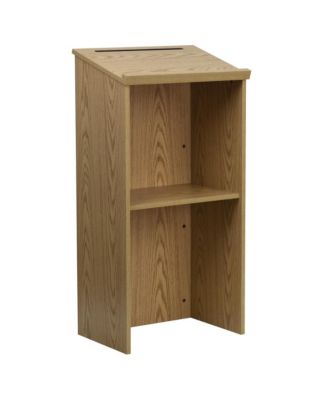 EMMA+OLIVER Stand-Up Wood Lectern / Restaurant Host Station - Macy's