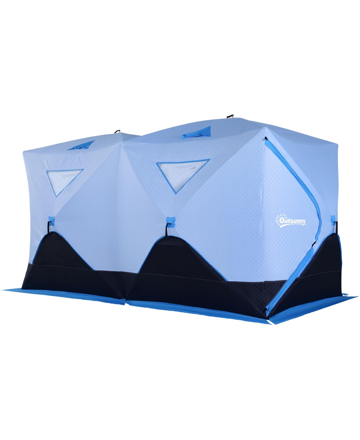 Click here for Outsunny 8 Person Ice Fishing Shelter Tent  Light... prices