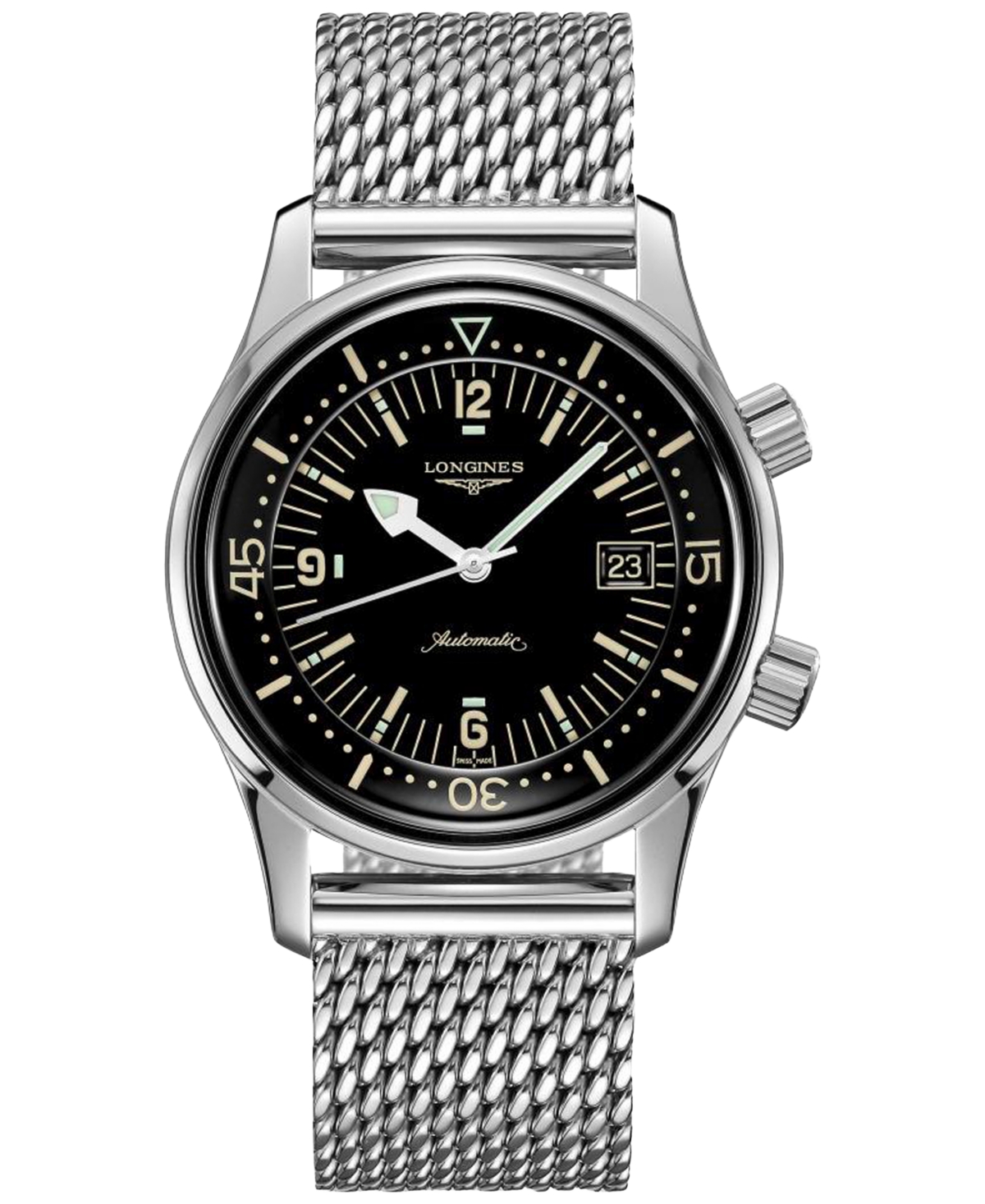 Click here for Longines Mens Swiss Automatic Legend Diver Stainle... prices
