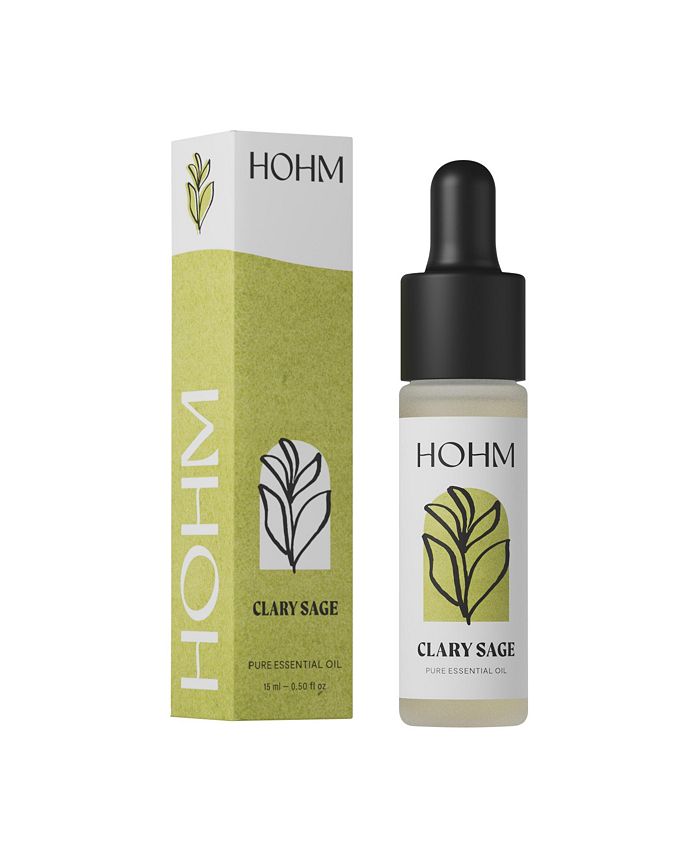 HOHM Clary Sage Essential Oil - Natural, Pure Essential Oil for Your ...